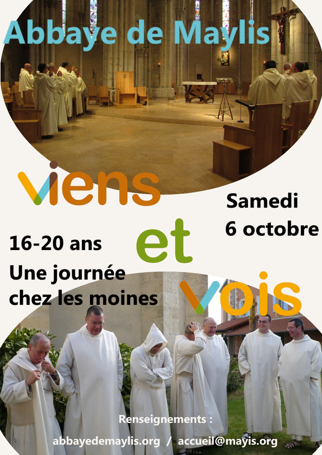 poster 6 octobre - Abbaye Notre-Dame de Maylis